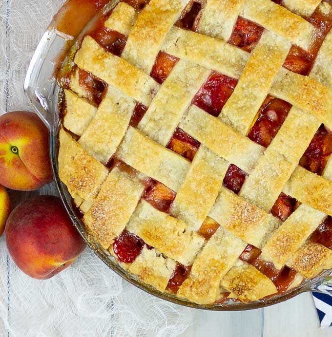 Fresh Peach Pie With Homemade Crust - SAVOR With Jennifer