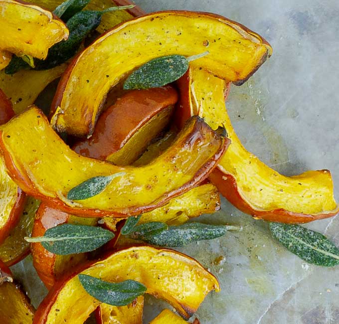 Roasted Pumpkin with Brown Butter and Crispy Sage - SAVOR With Jennifer