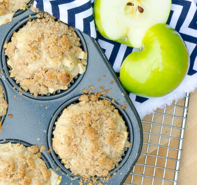 Apple Streusel Muffins - SAVOR With Jennifer