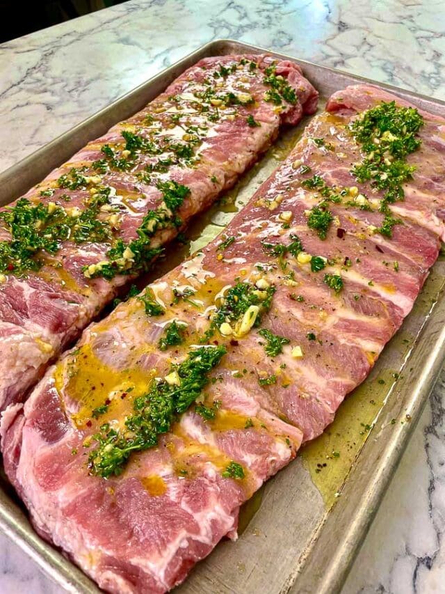 Garlic Parmesan Grilled Spare Ribs - SAVOR With Jennifer