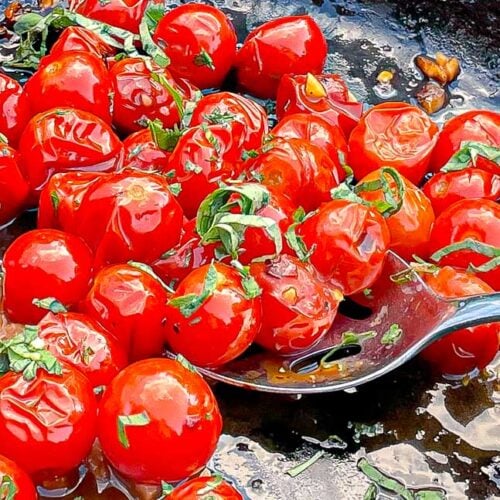 Blistered Cherry Tomatoes - SAVOR With Jennifer