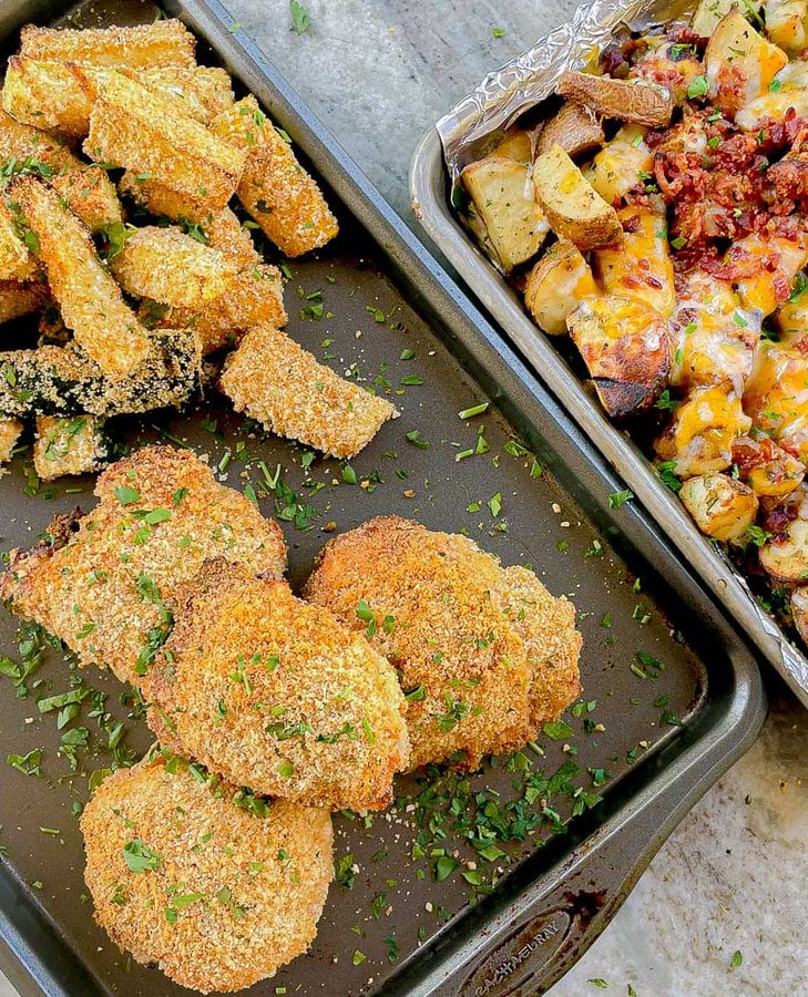 Extra Crispy Panko Parmesan Kettle Fried Chicken - SAVOR With Jennifer